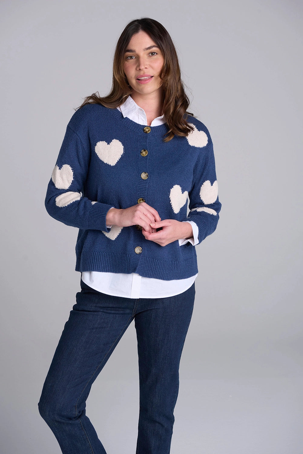 Goondiwindi Big Heart Sloppy Cardi 7063 – Bacio Collection
