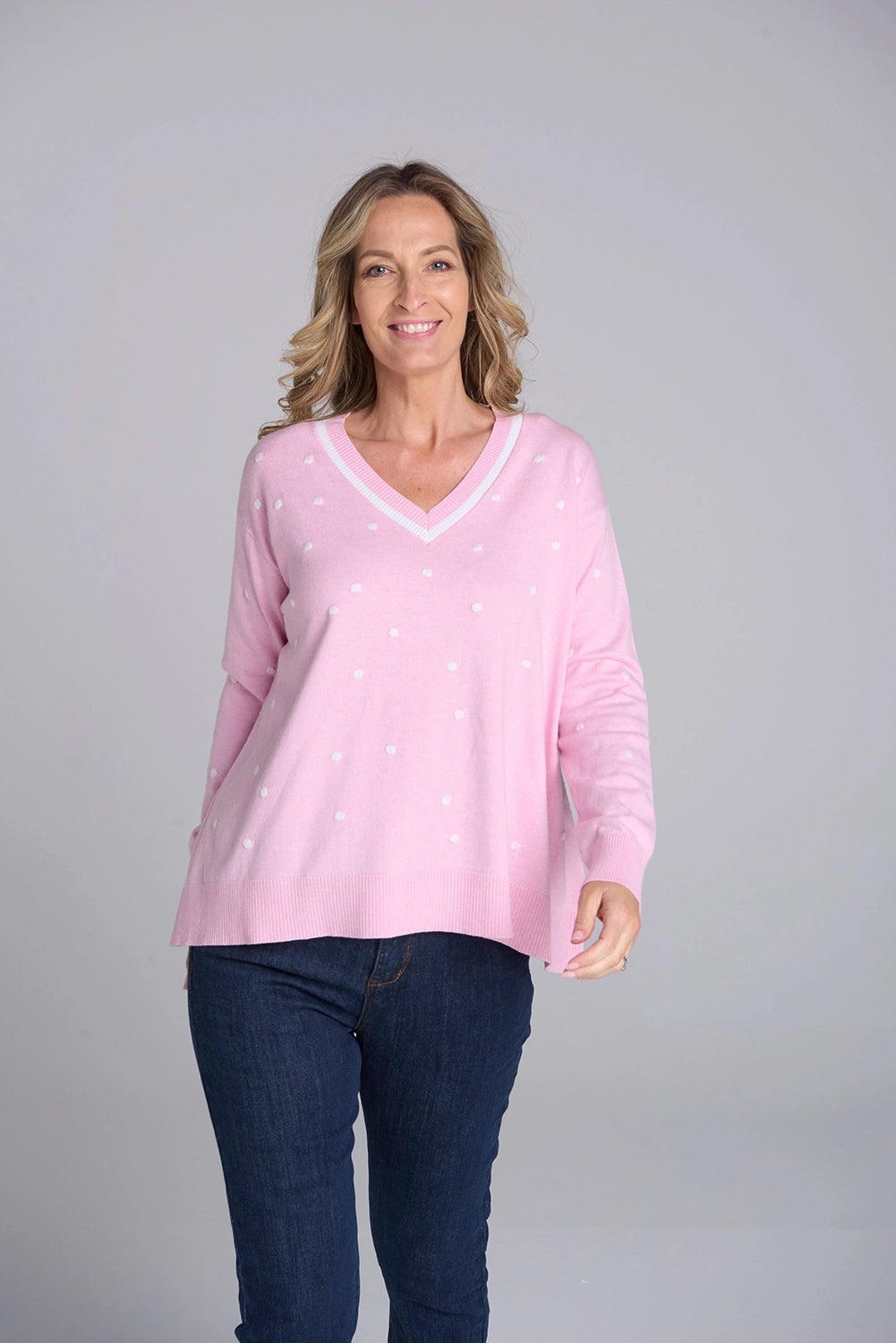 Goondiwindi Trapeze Bobble Jumper 8227 – Bacio Collection
