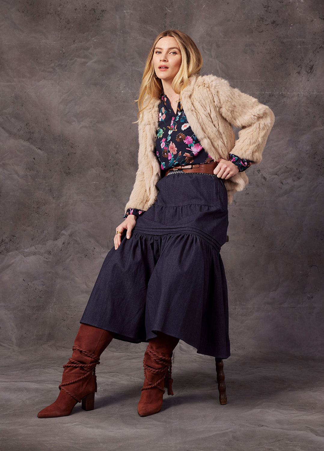 Loobie's Story Faith Jacket in Bone LS2678 – Bacio Collection