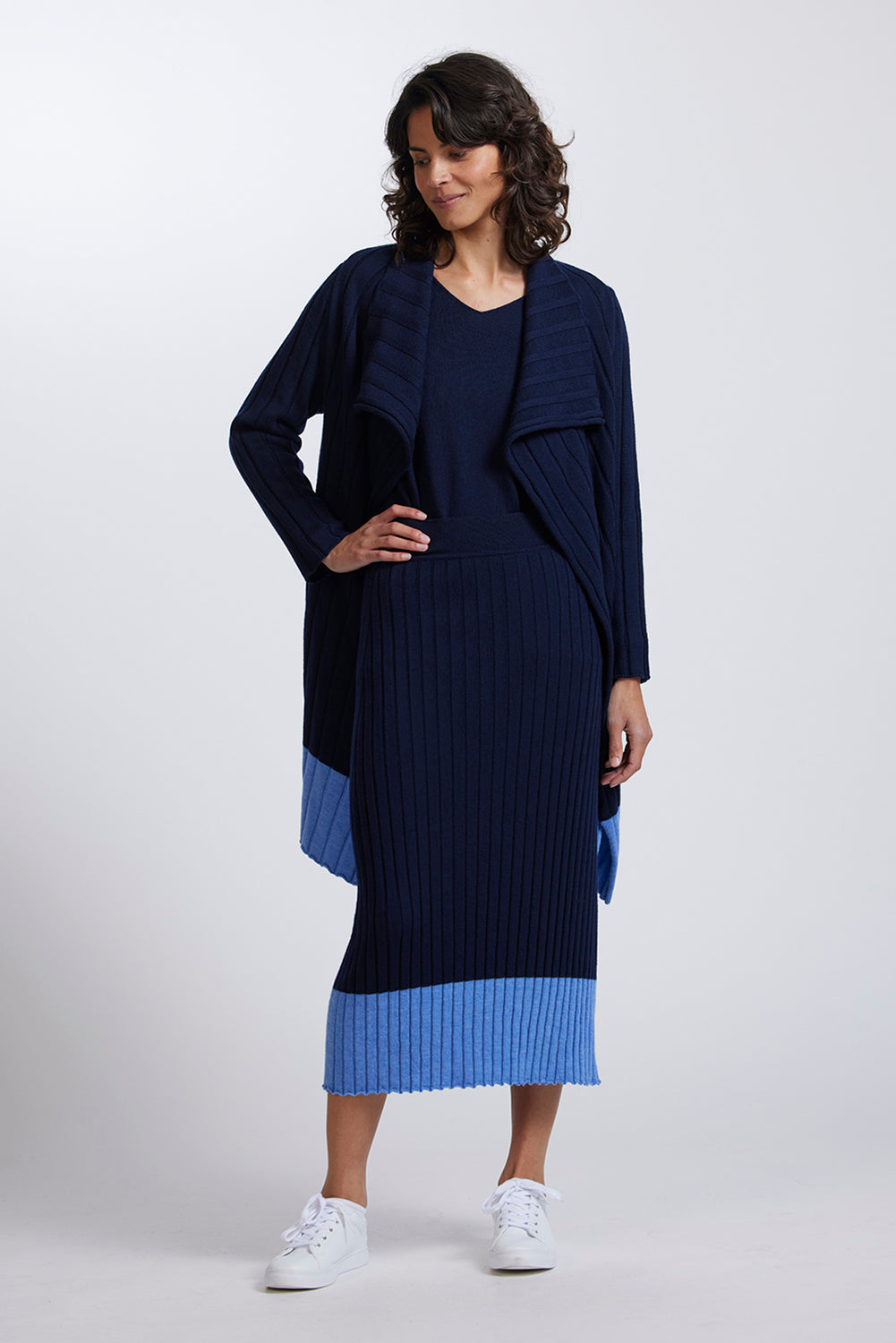 Royal Merino Rib Coat RM3008 – Bacio Collection