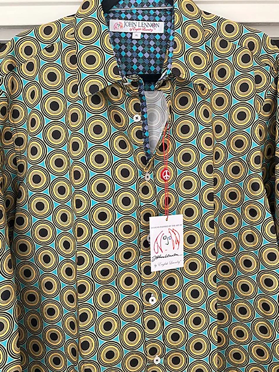 John Lennon Moston Long Sleeve Shirt Amber | Bacio Collection